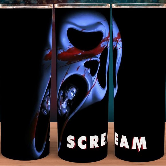 Handmade | Dining | Scream Ghostface Horror Movie Cup Mug Tumbler 2oz ...